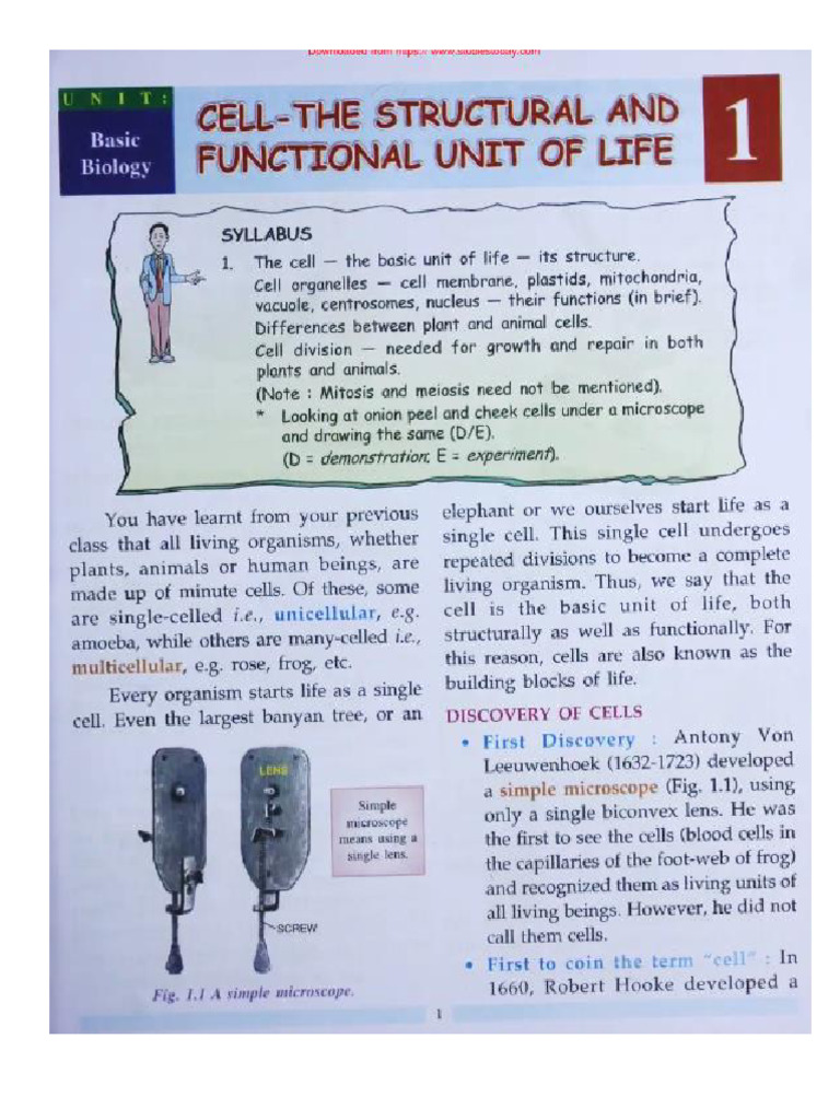 Book Chapter - Cell | PDF