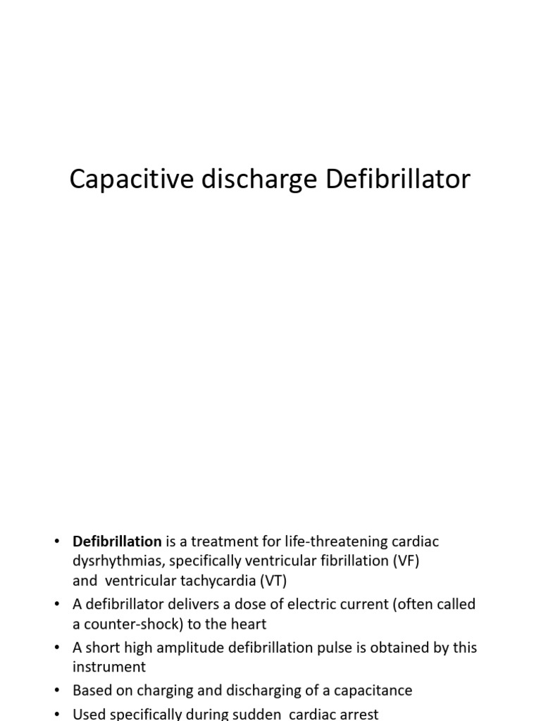 Defibrillator | PDF