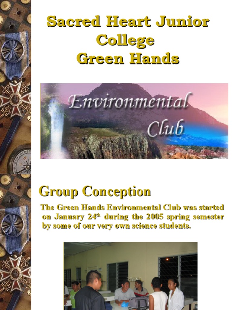 Environmental Club Presentation 2007 | PDF