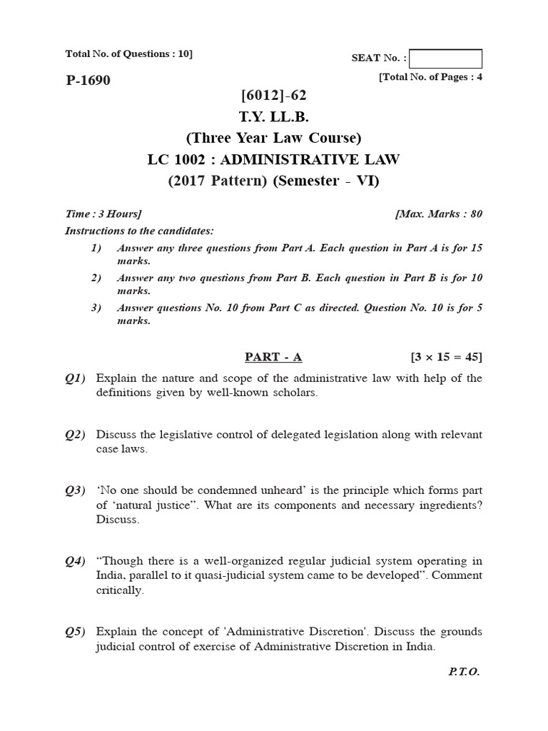 Administrative Law 22-24 | PDF | Administrative Law | Rule Of Law