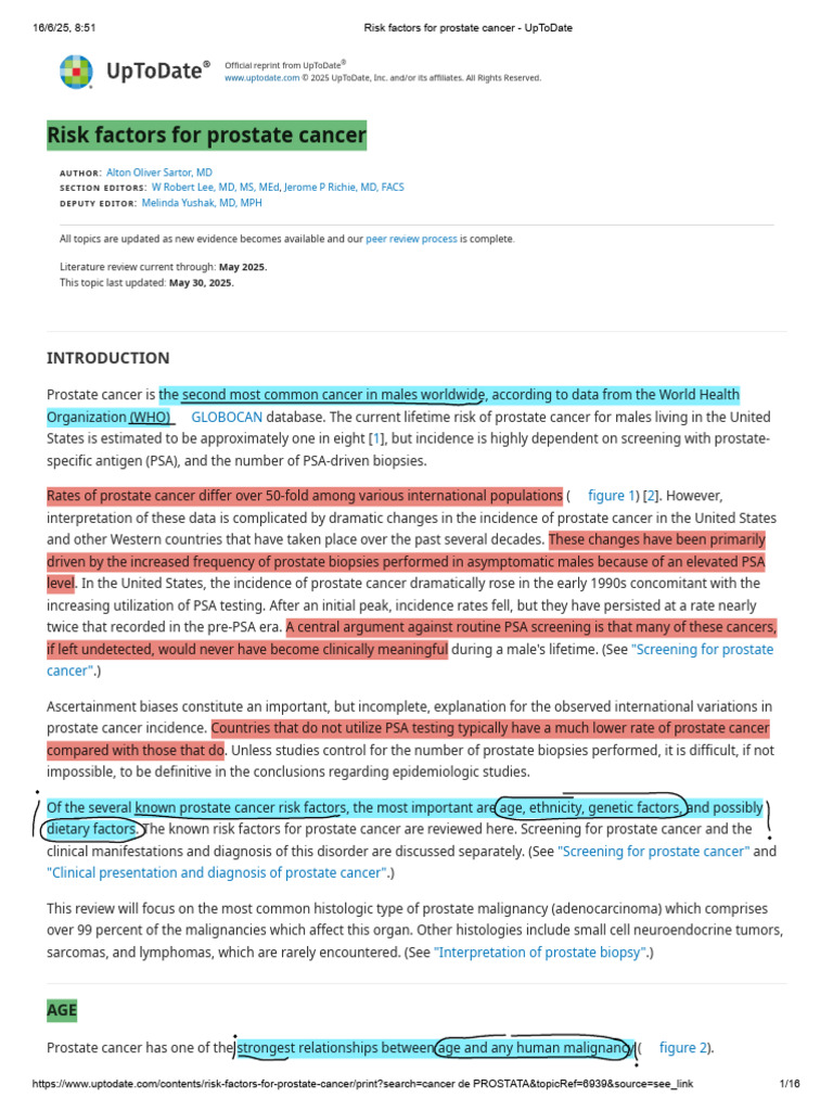 Cancer de Prostata | PDF | Prostate Cancer | Cancer