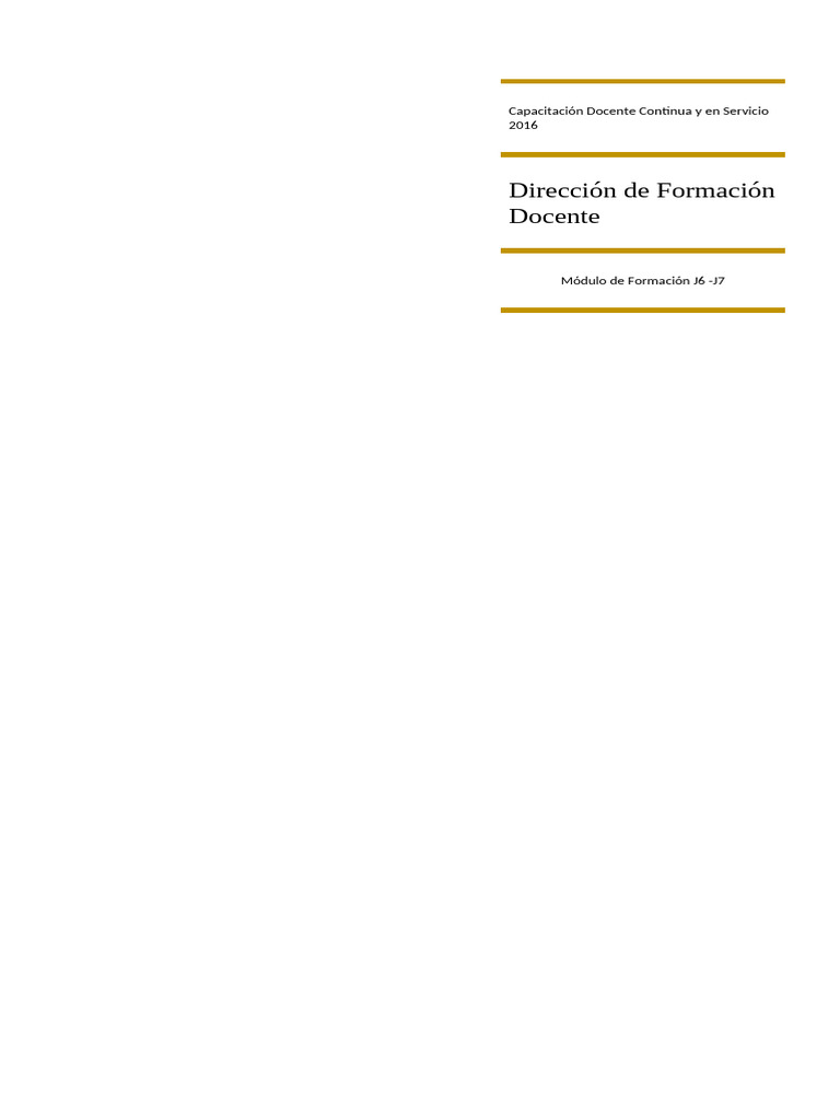 J6-J7_Módulo de actualización docente | PDF | Plan de estudios | Maestros