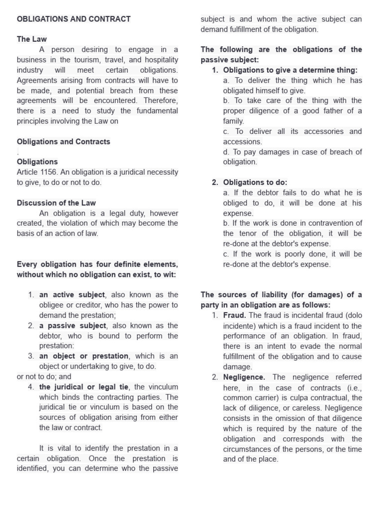 LESSON-3 | PDF | Breach Of Contract | Business Law