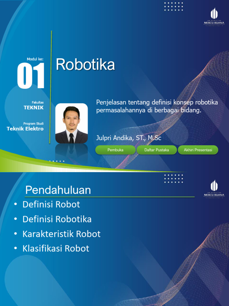 Robotika 01 - Konsep Robot | PDF