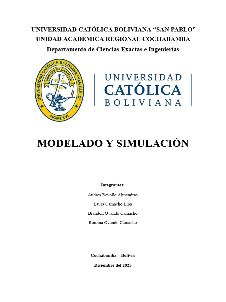 Modelado y Simulacion | PDF | Análisis de regresión | Sistema dinamico