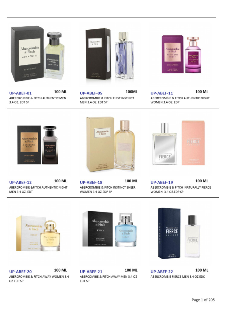 Catalog Ode Perfumes de Line a 06 Mar | PDF | Perfume | Odor