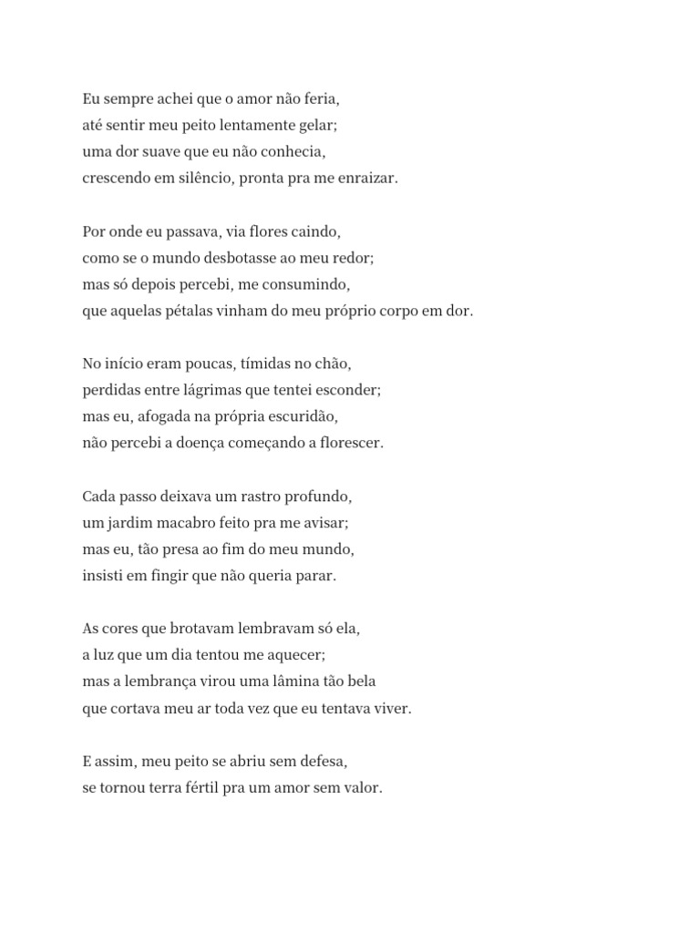 Doença de Hanahaki | PDF