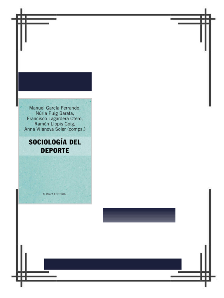 Sociología del deporte El libro universitario Manuales Spanish Edition ...