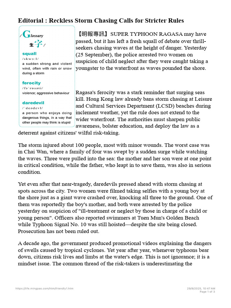 Stricter Rules Needed for Storm Chasing | PDF | Synoptic Meteorology ...