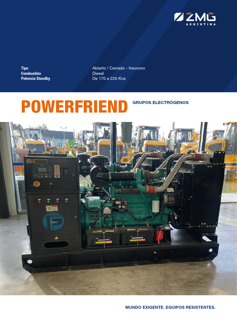 PF DC170 200 220 Powerfriend | PDF | Turbocompresor | Motor diesel