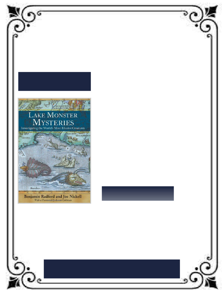 Lake Monster Mysteries Investigating the World s Most Elusive Creatures ...