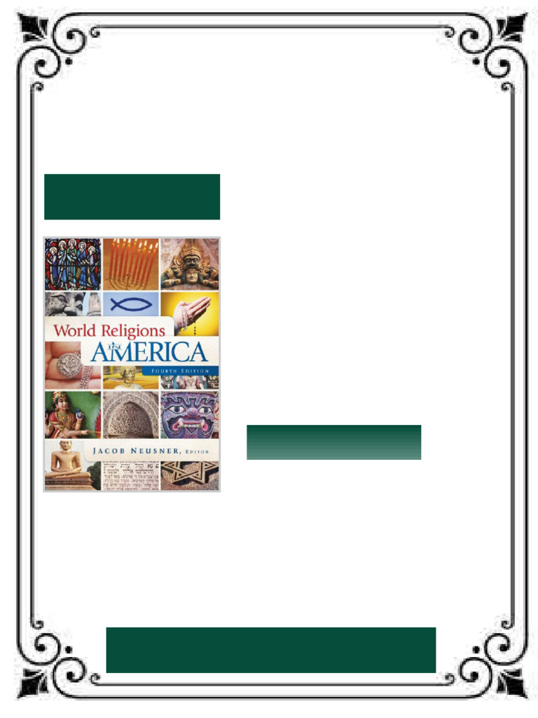 World Religions in America Fourth Edition An Introduction Jacob Neusner ...
