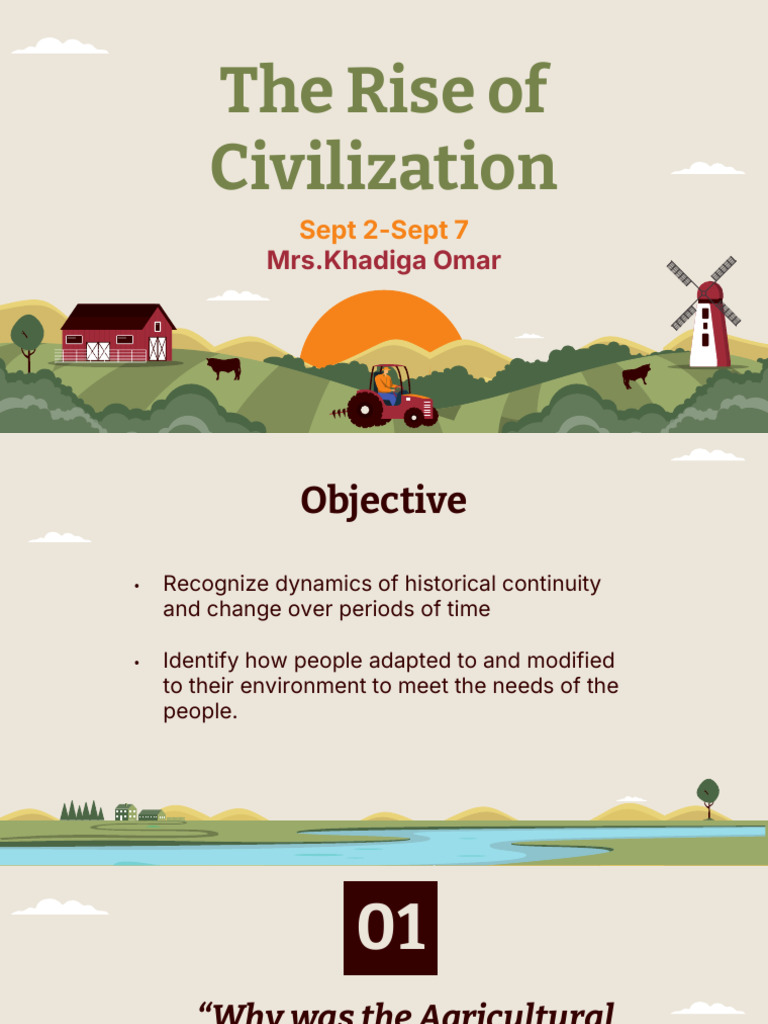 The Rise of Civilization | PDF | Agriculture | Neolithic