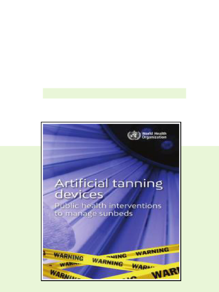 (Ebook) Artificial Tanning Devices: Public Health Interventions to ...