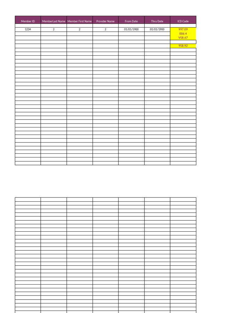 Member ID and Provider Data Summary | PDF