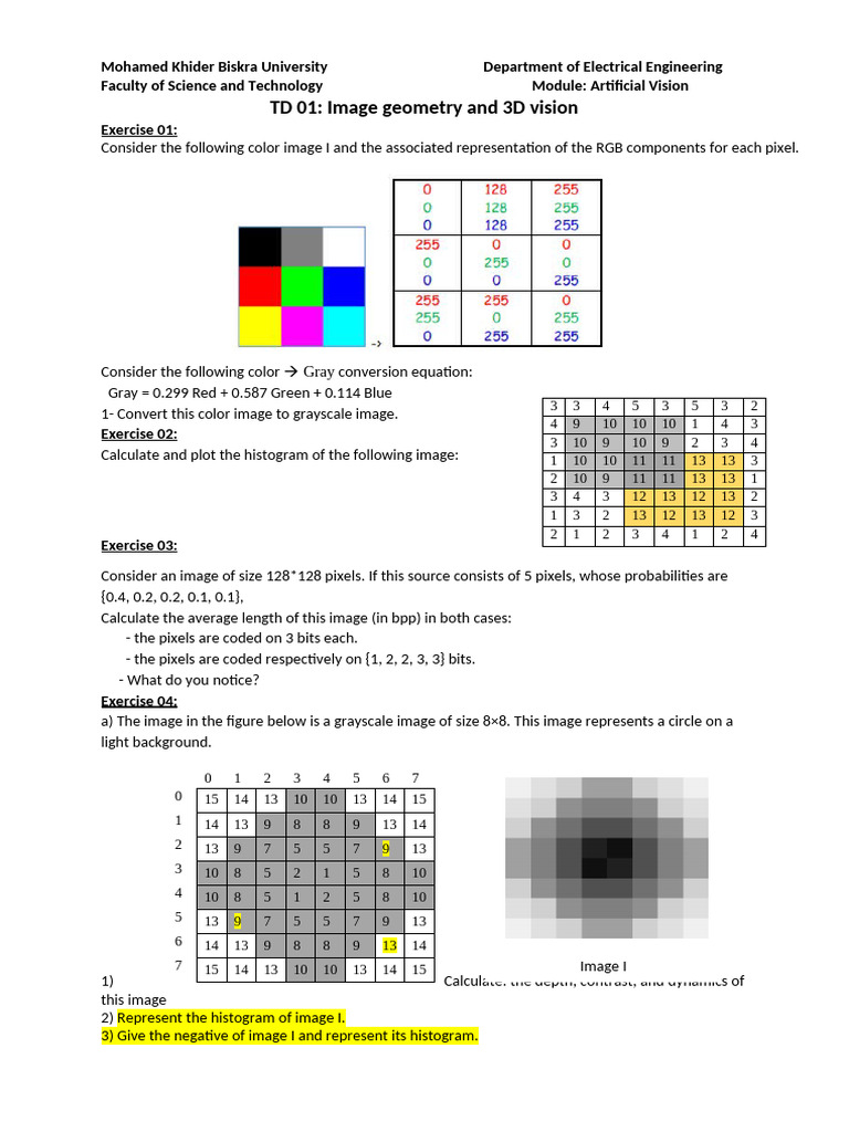 TD 01 2025 Eng | PDF | Graphic Design | Graphics