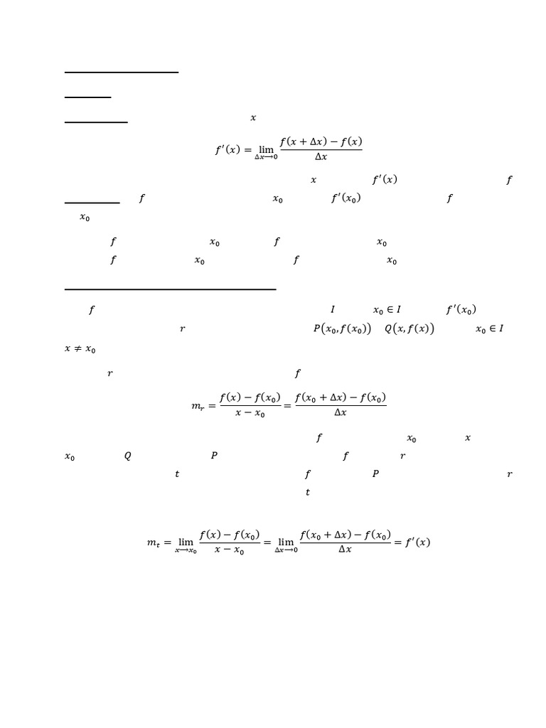 Derivadas y su cálculo en matemáticas | PDF | Derivado | Matemática ...