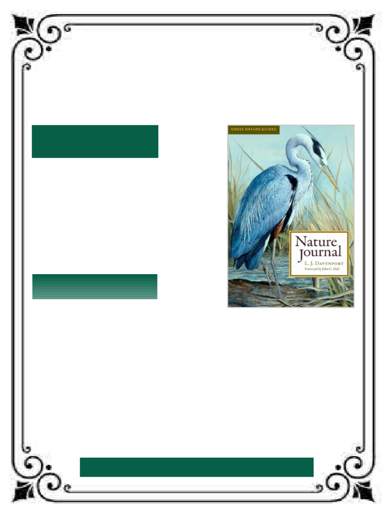 Nature Journal 1st Edition L. J. Davenport Ebook Full Content Bundle ...