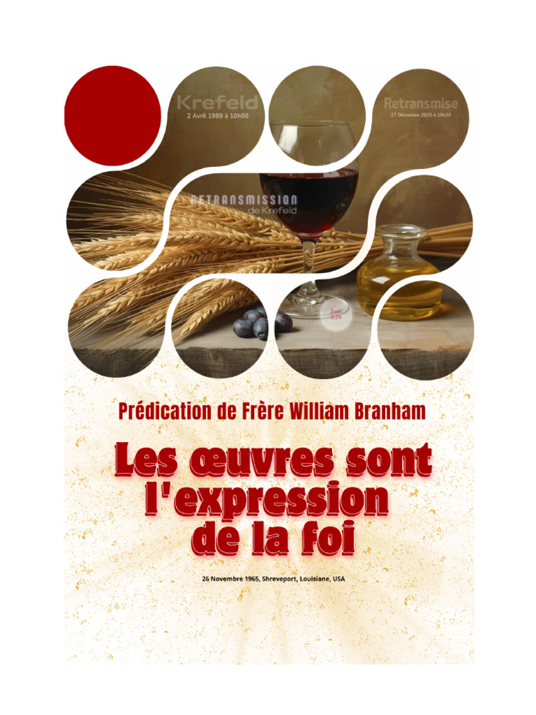 Œuvres et Foi selon William Branham | PDF | Dieu | Moïse