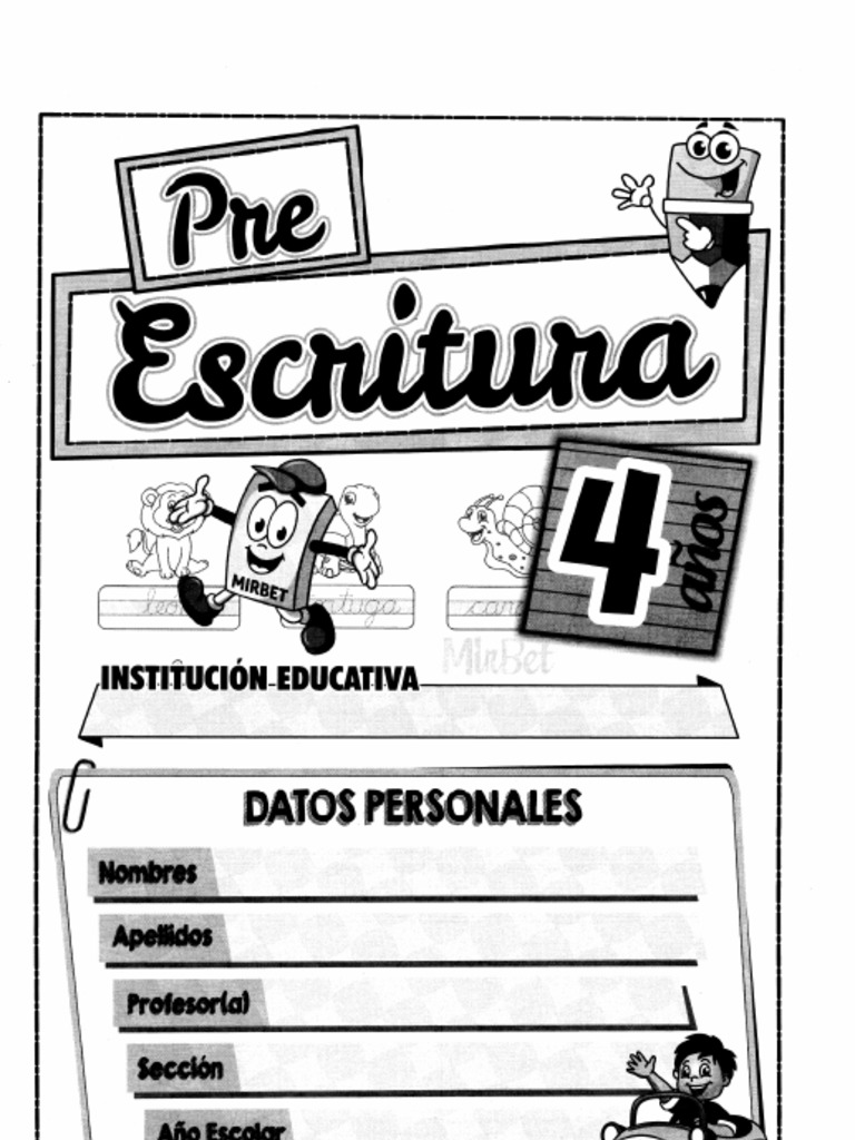 Pre Escritura 4 Años | PDF