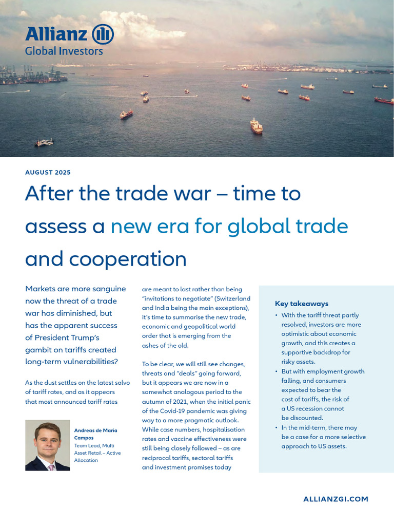 After The Trade War - Time To Assess A New Era For Global Trade and ...