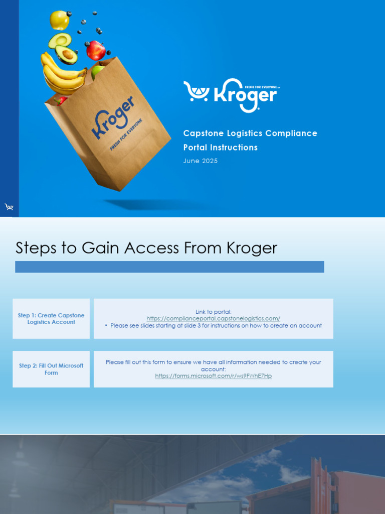 Capstone Logistics Account Setup Guide | PDF | Information Technology ...