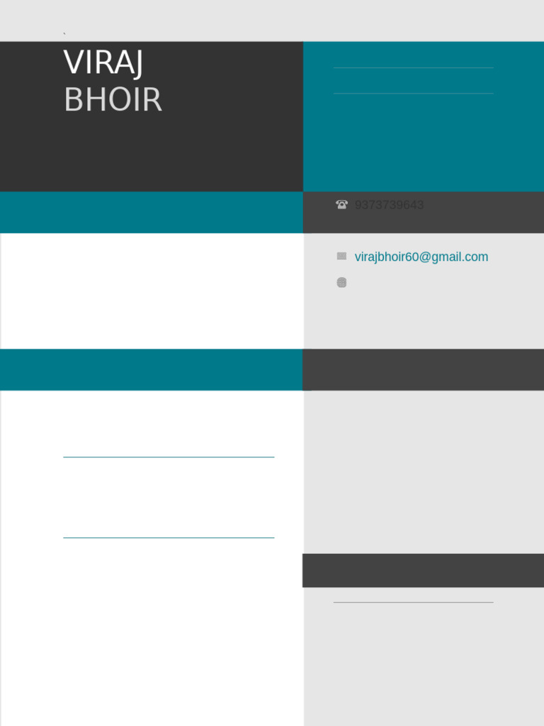 Bhoir: Viraj | PDF