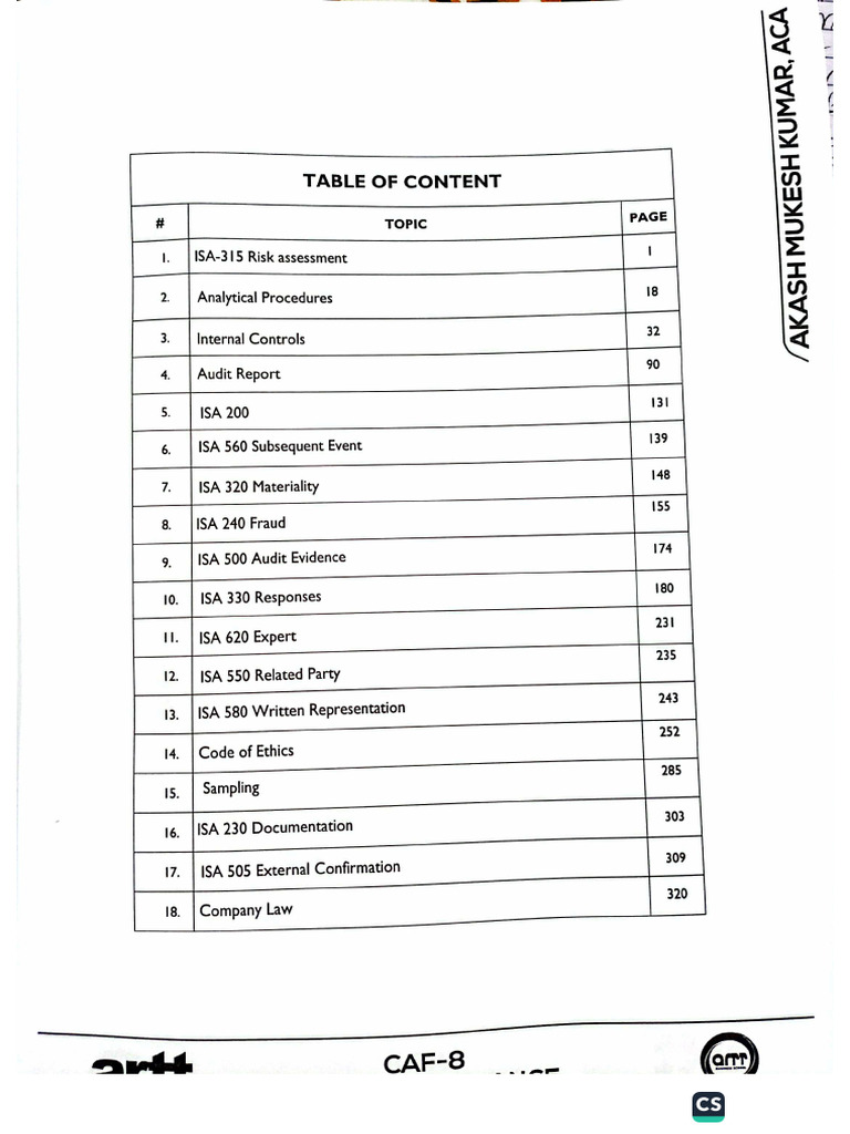 Caf 8 Sir Akash s26 Vol-2 | PDF