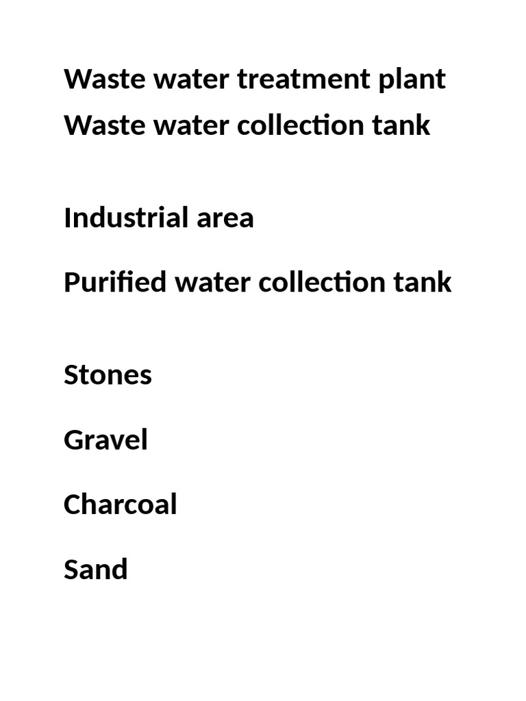 Waste Water Treatment Plant | PDF