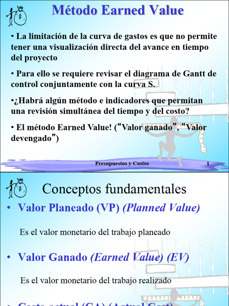 Presentacion Earned Value y Pronosticos | PDF | Presupuesto