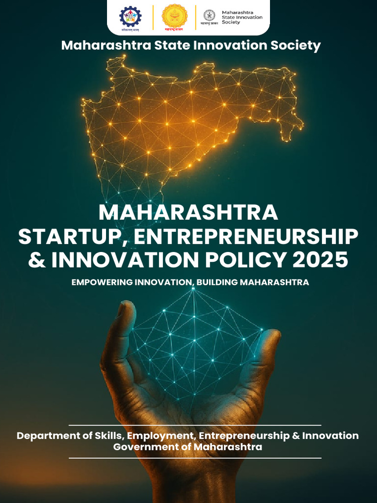 Maharashtra Startup & Innovation Policy 2025 | PDF | Startup Company ...