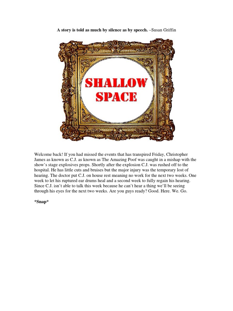 Shallow Space (Week 6) | PDF | Nature