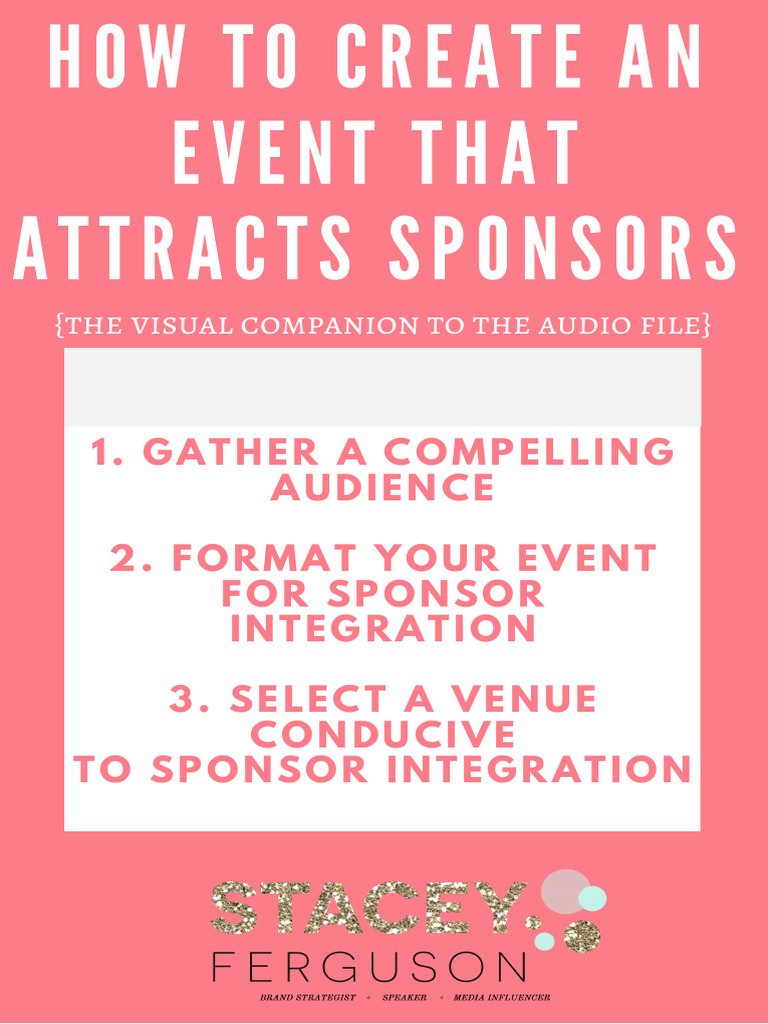 How To Create An Event That Attracts Sponsors | PDF