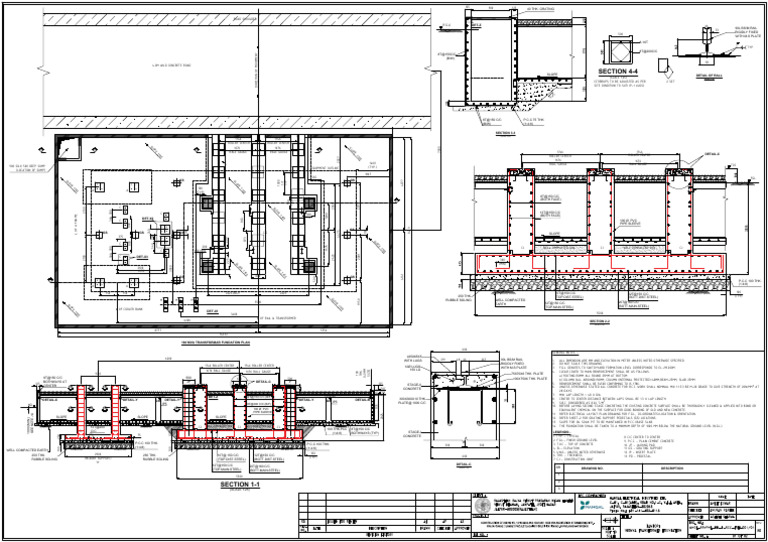 160mva Transformer Foundation Bambori-01 | PDF