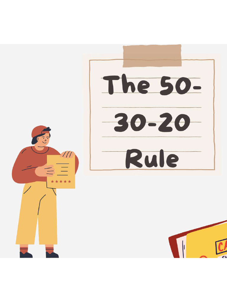 The 50-30-20 Rule | PDF