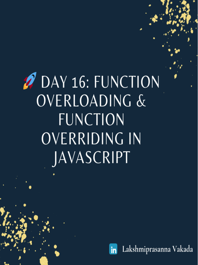 Function Overloading & Overriding | PDF | Parameter (Computer ...