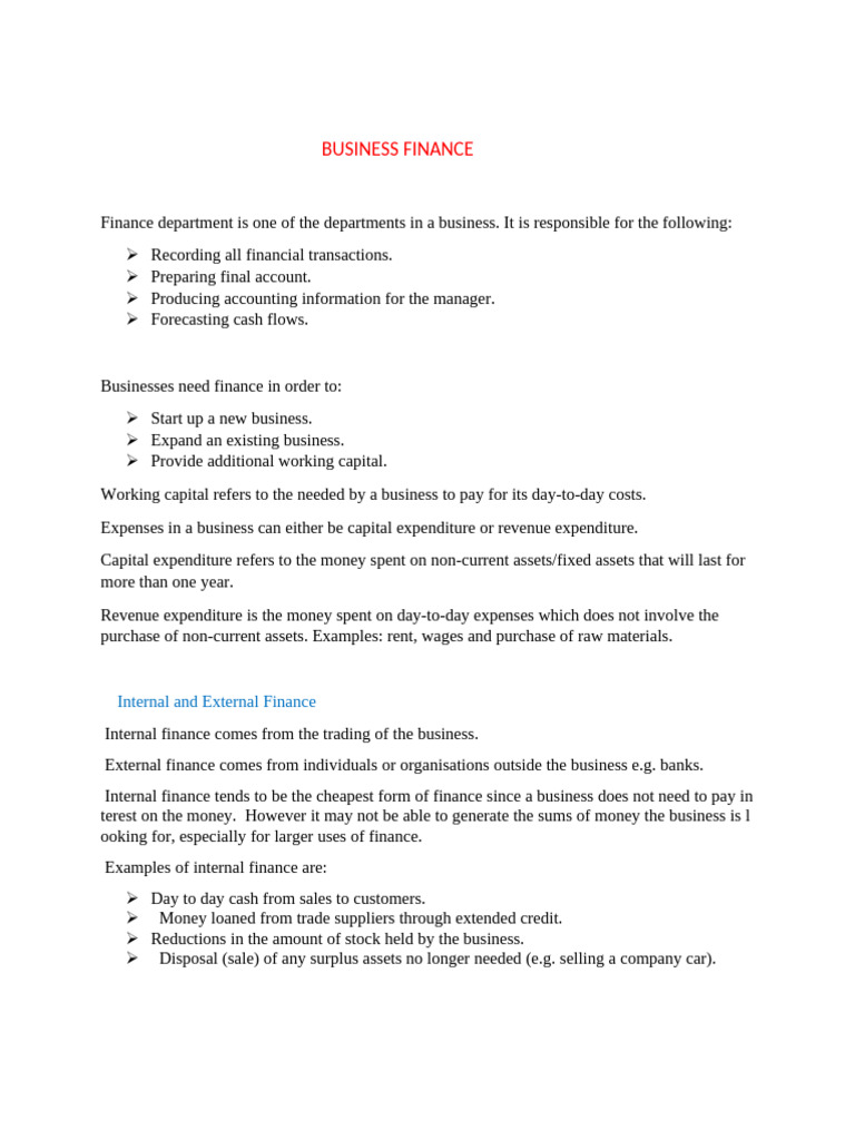 Business Finance Essentials Explained | PDF | Loans | Banks
