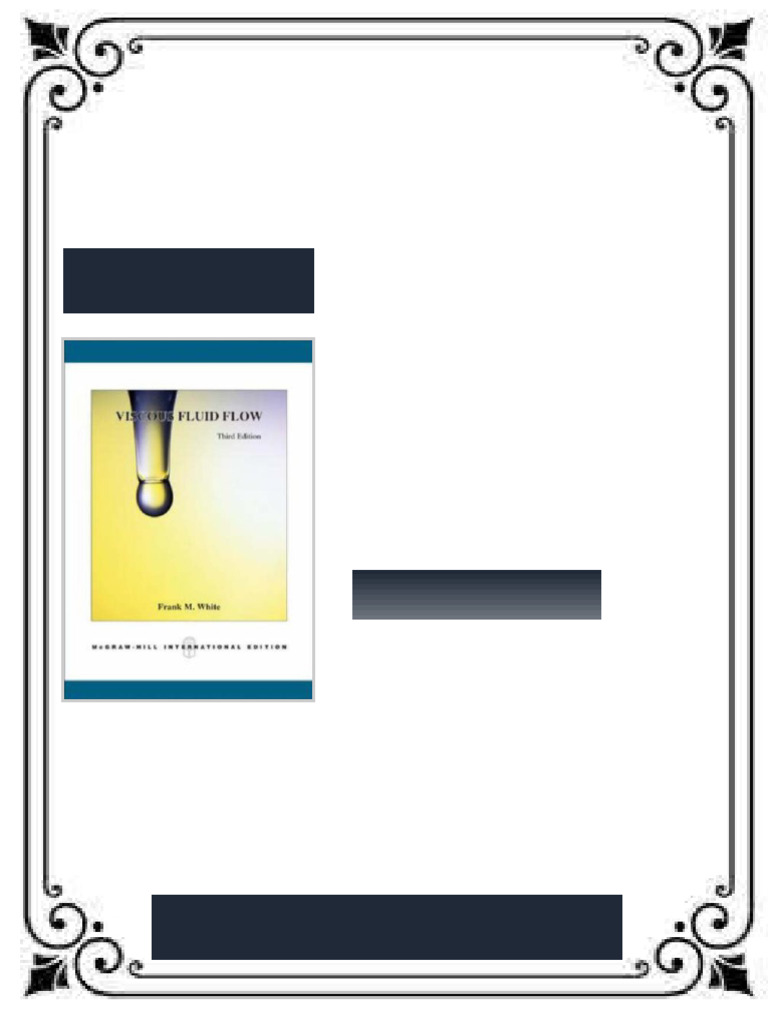 Viscous Fluid Flow 3rd Edition Frank White Ebook Complete Online ...