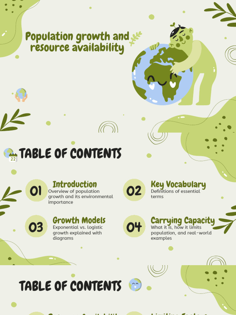 Population Growth and Resource Limits | PDF | Ecosystem | Planets