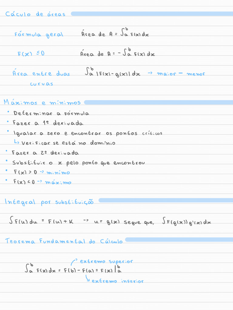 Resumo P3 - Integrais - 251208 - 172444 | PDF