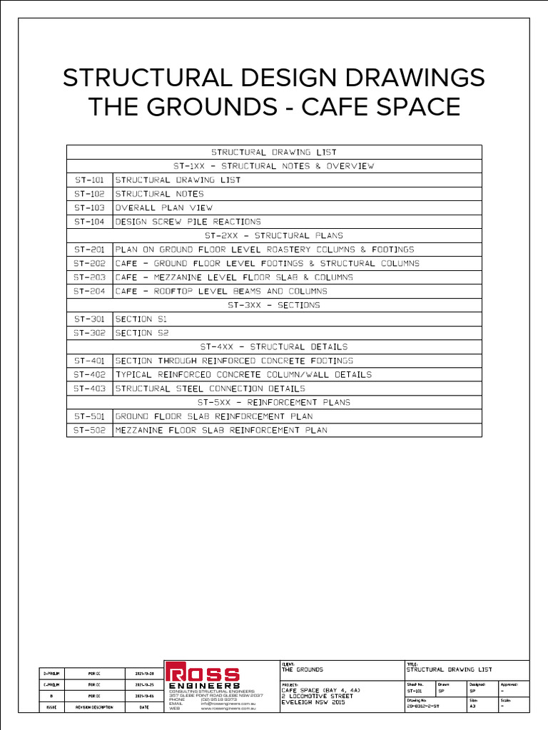 ST-101 (D) | PDF | Foundation (Engineering) | Building Materials