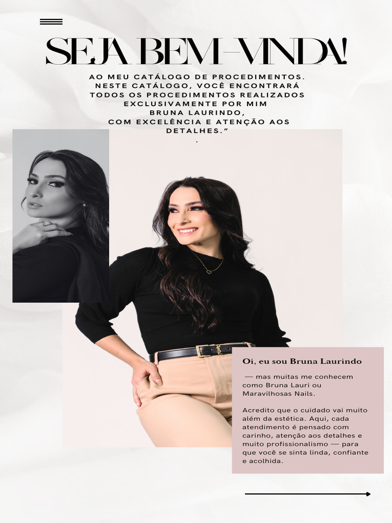 Catálogo de Serviços de Unhas Bruna Laurindo | PDF