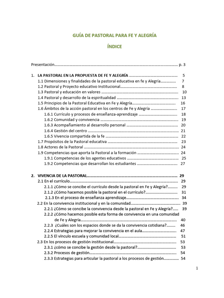 FIFYA 2013 Gua de Pastoral | PDF | Plan de estudios | Enseñando
