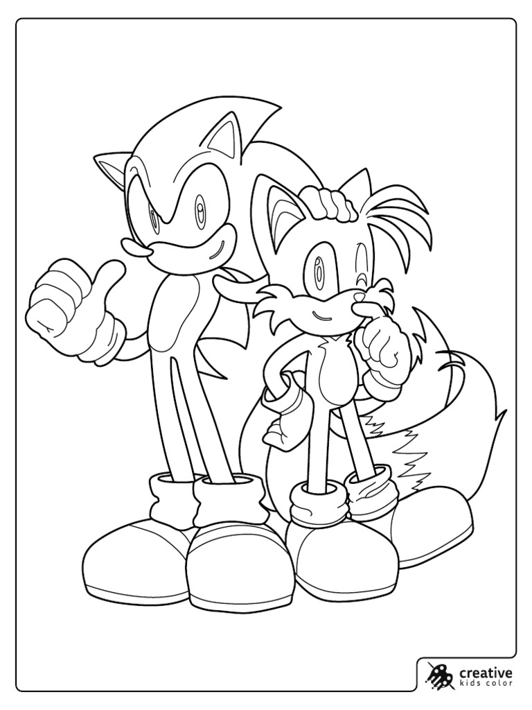 Sonic and Tails Standing Together | PDF