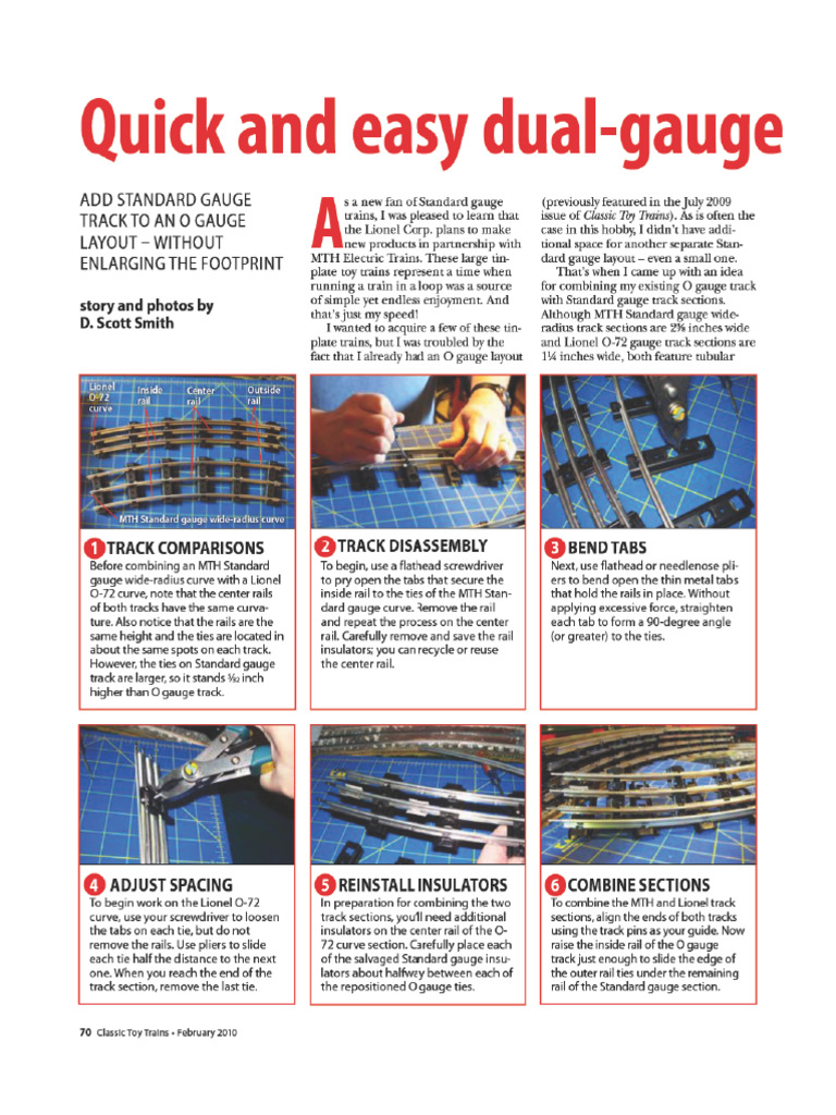 Dual Gauge Track | PDF