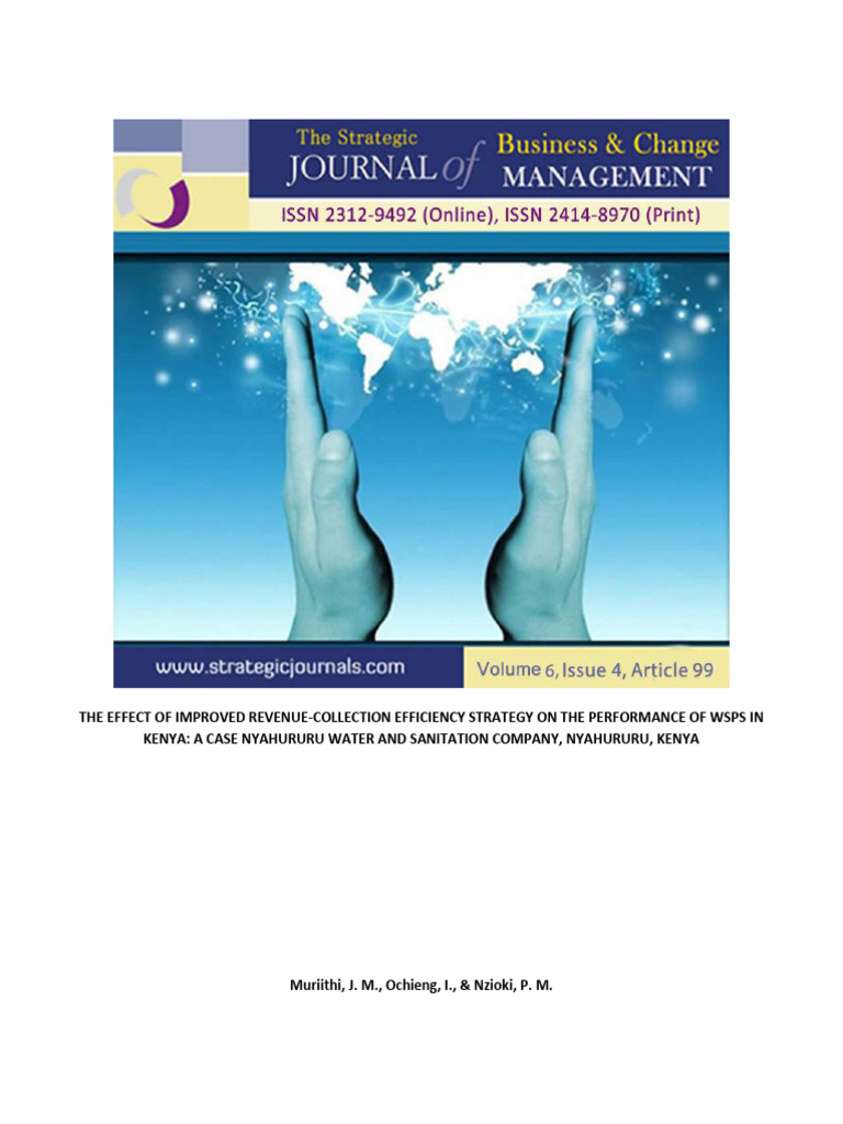 Revenue Collection Impact on WSPs Kenya | PDF | Statistics ...