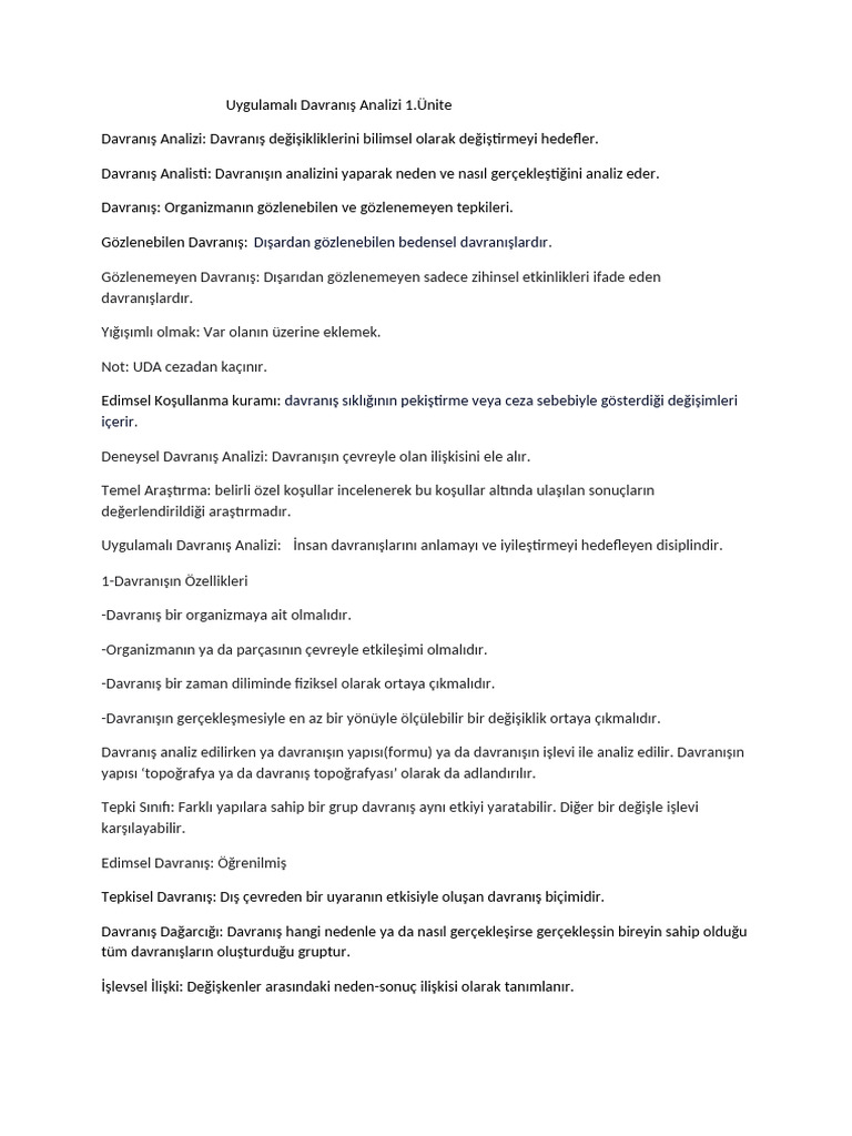UDA 1.ünite | PDF