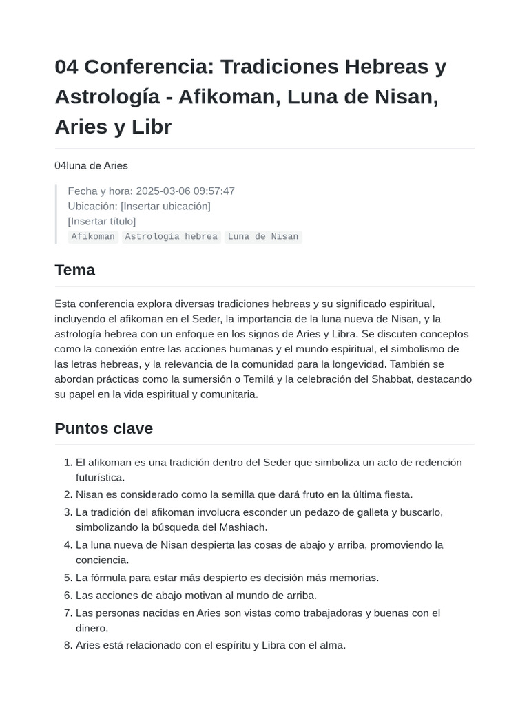 04_Conferencia_Tradiciones_Hebreas_y_Astrología_-_Afikoman_Luna_de ...