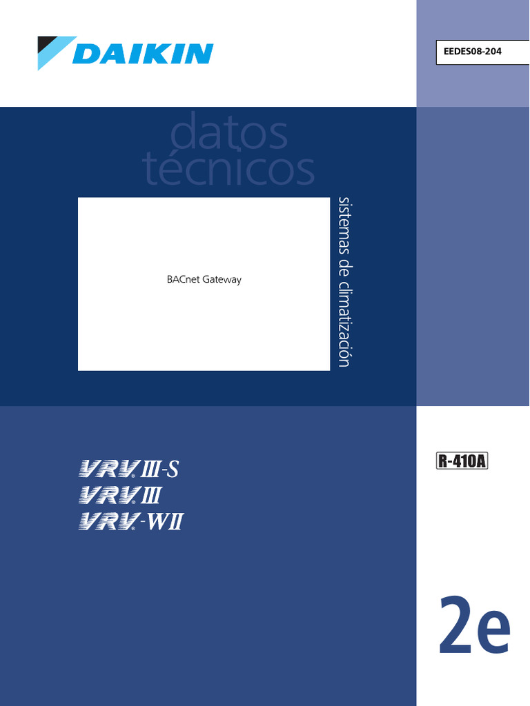 Gateway BACnet para Sistemas VRV® | PDF | Termostato | Control remoto