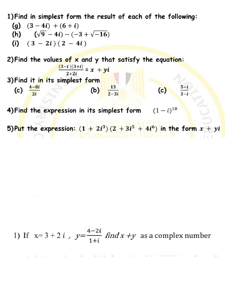Algebra Final | PDF